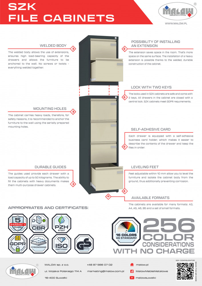 MALOW | Filing cabinets - guard to GDPR data
